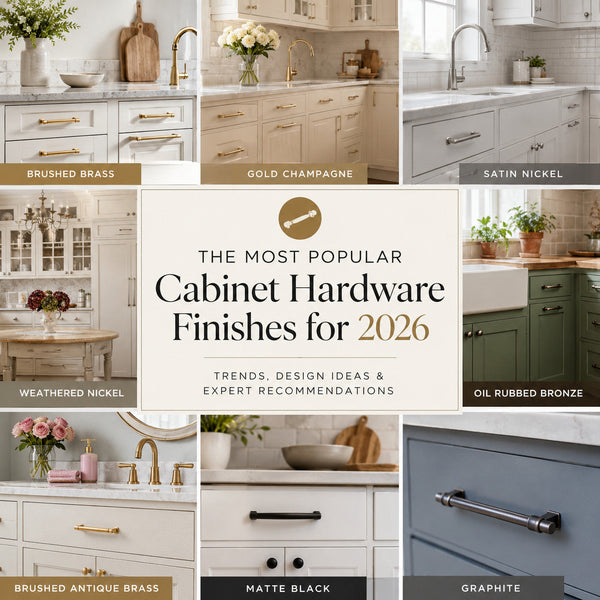 Most Popular Cabinet Hardware Finishes for 2026 | DoorCorner.com