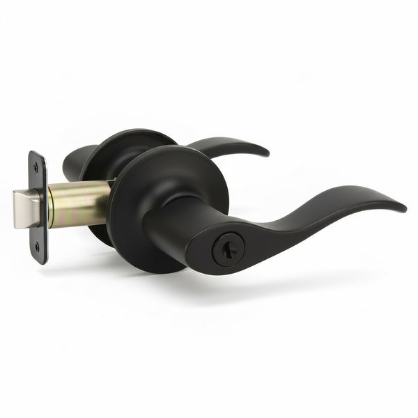 Keyed Entry Door Levers | Secure Locking Lever Handles - DoorCorner.com