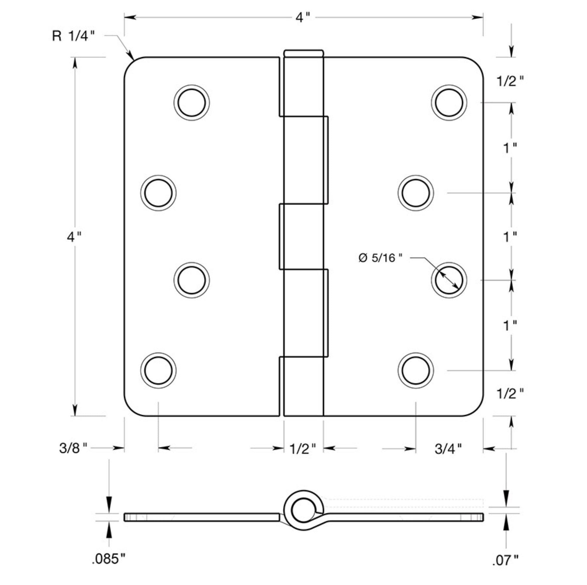 Residential Door Hinges and Commercial Door Hinges - DoorCorner.com