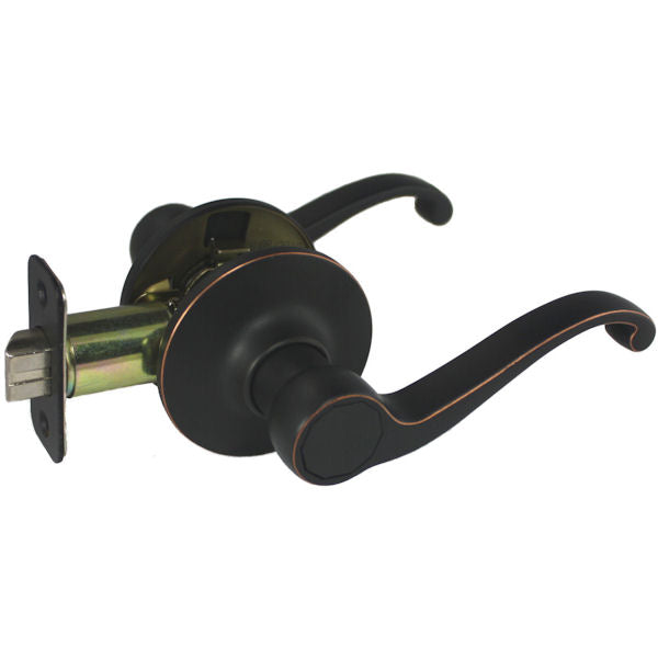 Designers Impressions Richmond Passage Door Lever, Oil Rubbed Bronze ...